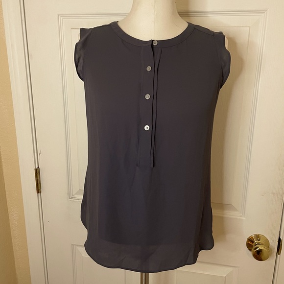 LOFT | Tops | Loft Ruffle Sleeve Blouse | Poshmark